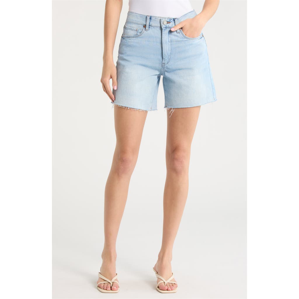 BLANKNYC The Warren Raw Hem Denim Shorts